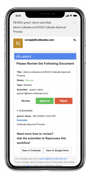 Google Drive Workflow Management | Collavate
